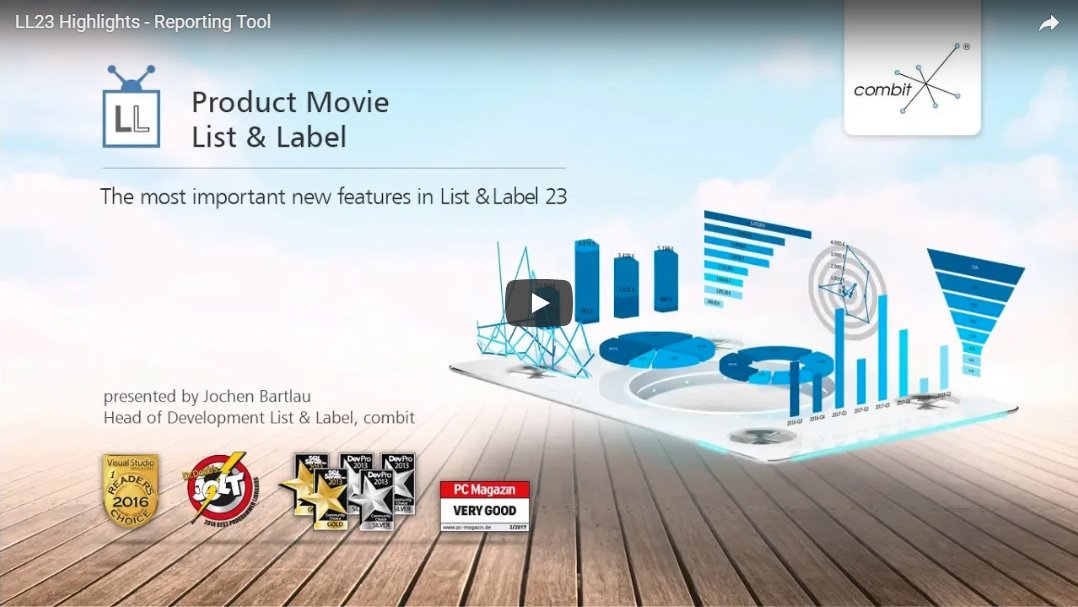 combit Software: Award-Winning Reporting Tool for Developers